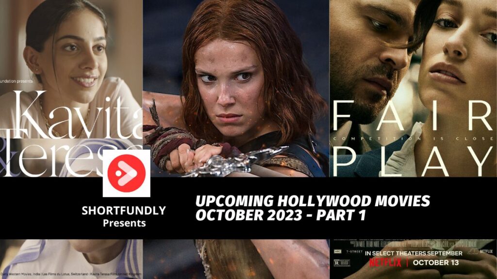 Upcoming Hollywood Movies October 2023 - Part 1 - Shortfundly