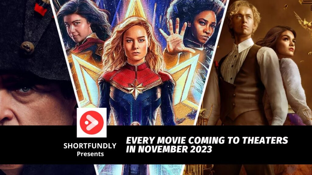 Every Movie Coming To Theaters In November 2023 - Shortfundly